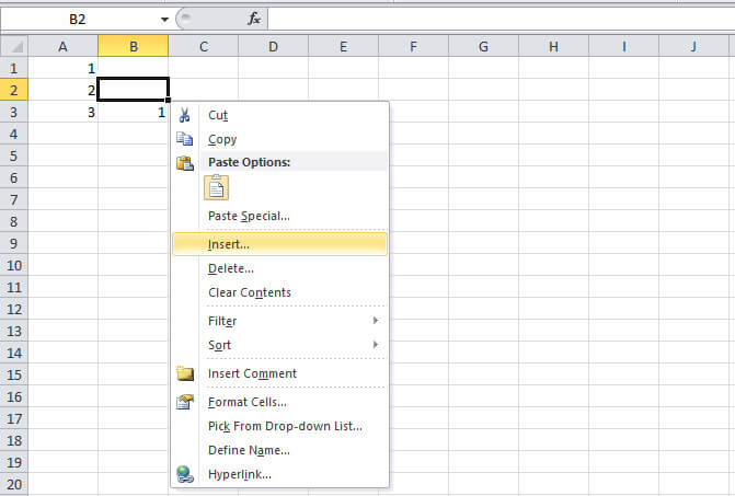 How To Insert New Column In Excel Using Keyboard