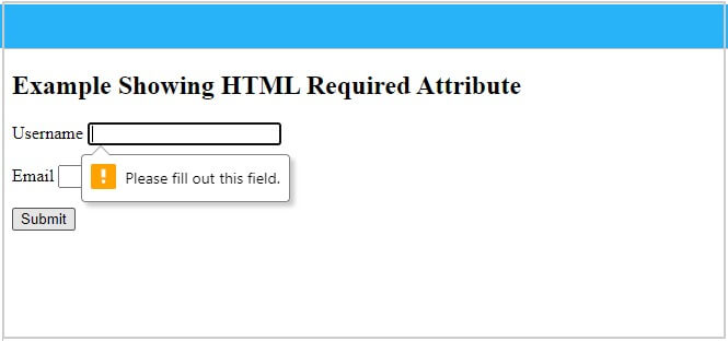 HTML Required Attribute In Select Input And Textarea